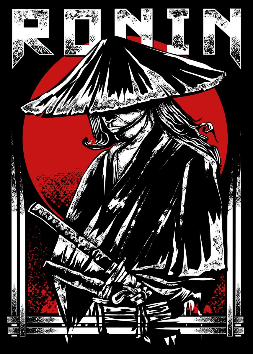 'Ronin' Poster, picture, metal print, paint by Mc Roe Kirby Dela Cruz ...