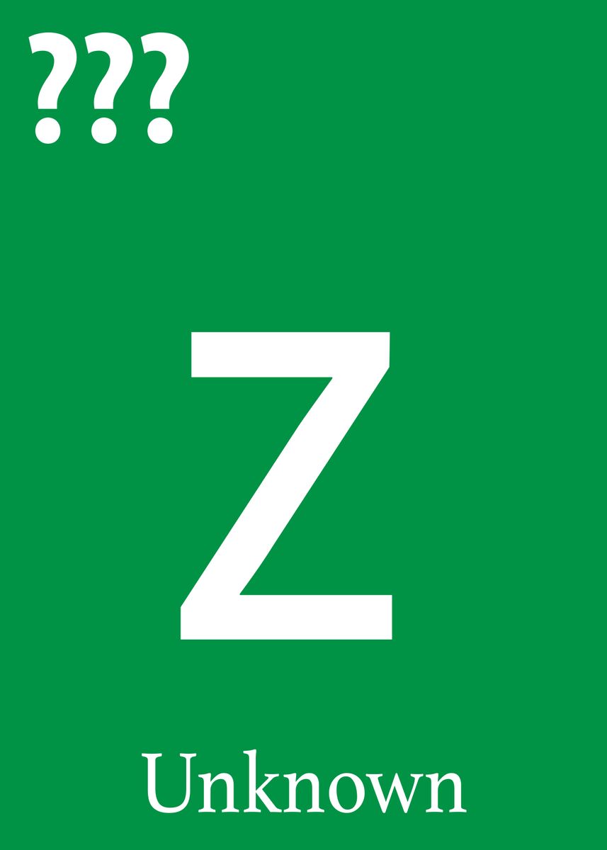 'Unknown z' Poster, picture, metal print, paint by Karen Foley | Displate