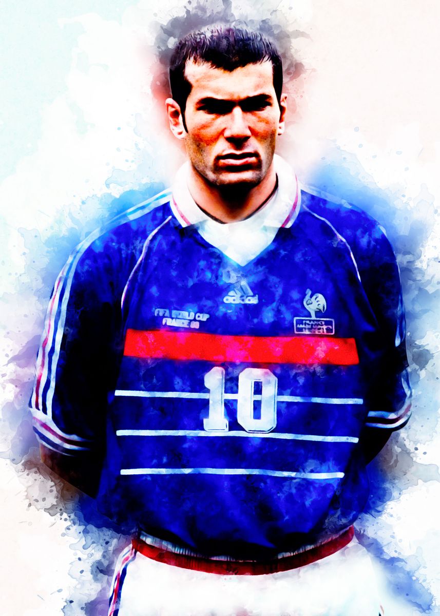 'Zinedine Zidane' Poster by MIKHA ART | Displate
