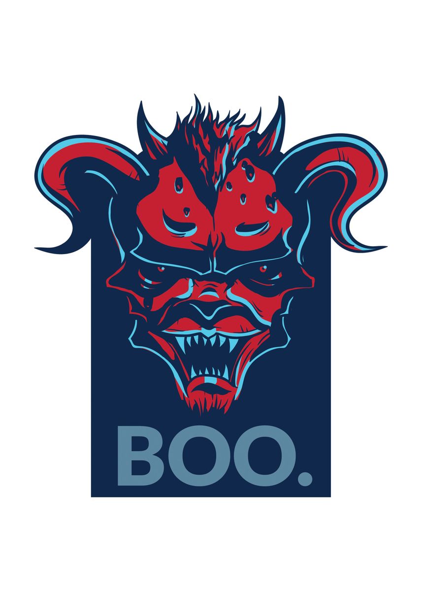 'Boo' Poster by Gab Fernando | Displate