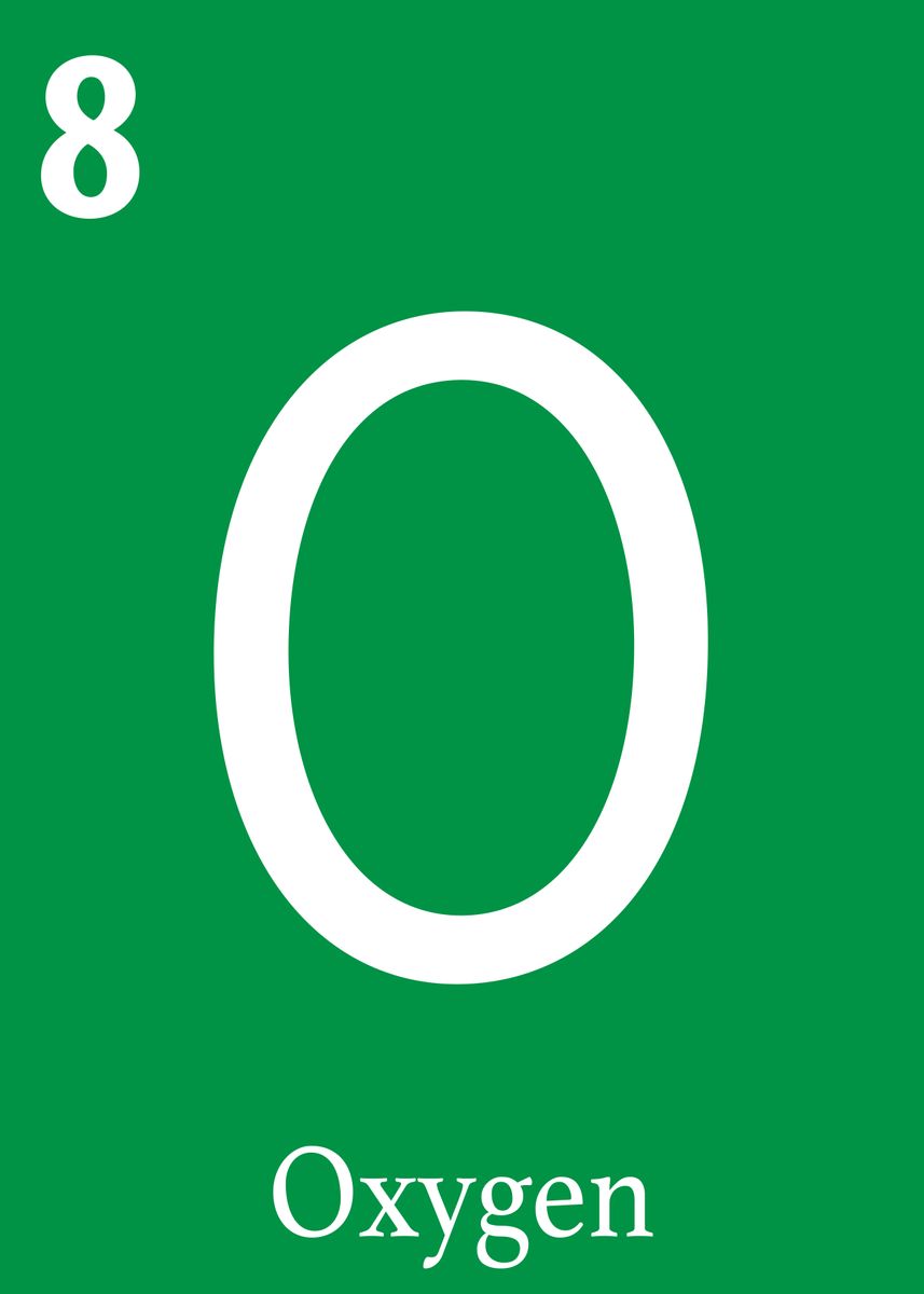 'Oxygen' Poster, picture, metal print, paint by Karen Foley | Displate