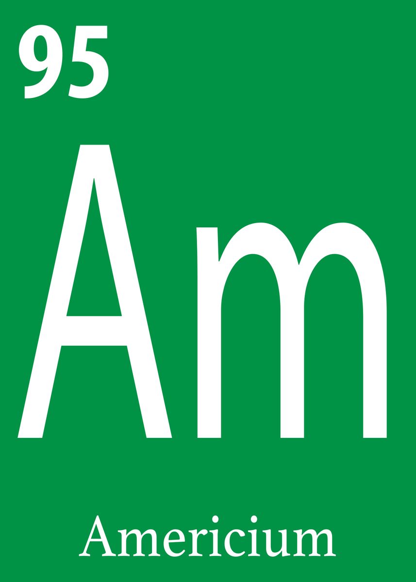 'Americium' Poster by Karen Foley | Displate