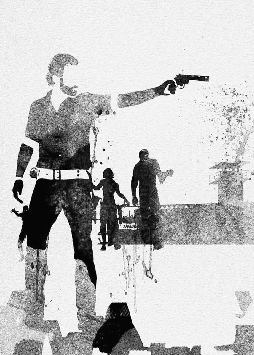 'Rick' Poster, picture, metal print, paint by rambo art | Displate