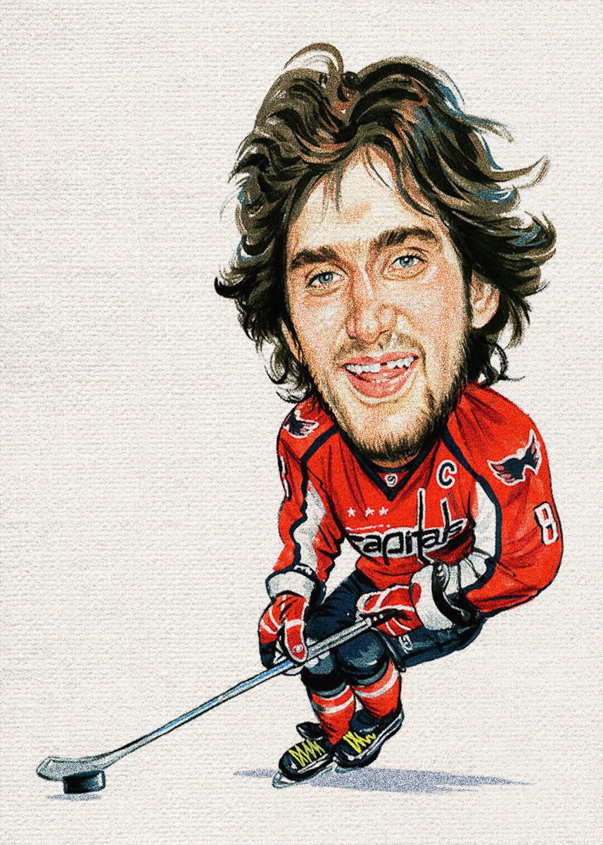 'Alexander Ovechkin' Poster, picture, metal print, paint by rambo art ...
