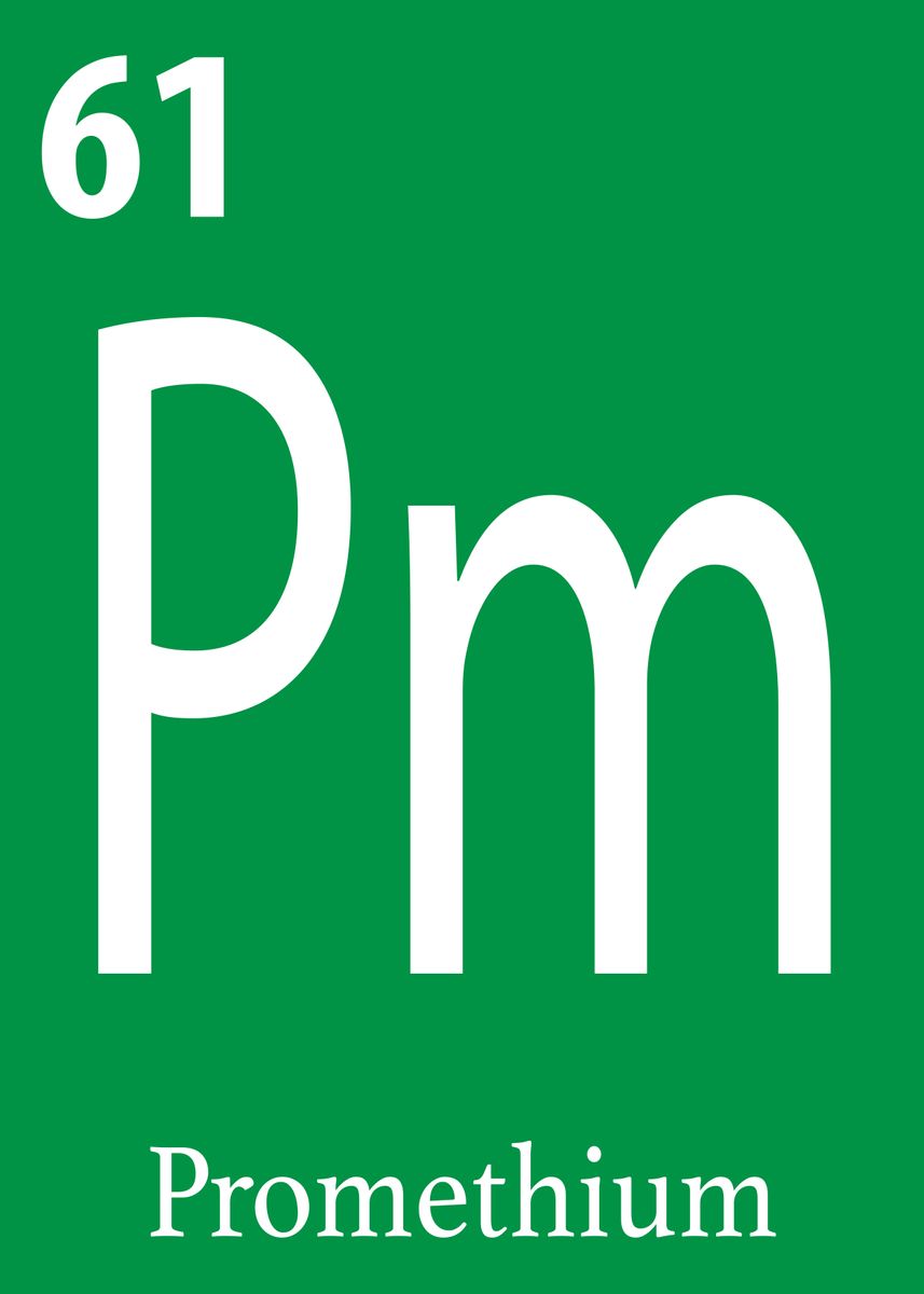 'Promethium ' Poster, picture, metal print, paint by Karen Foley | Displate