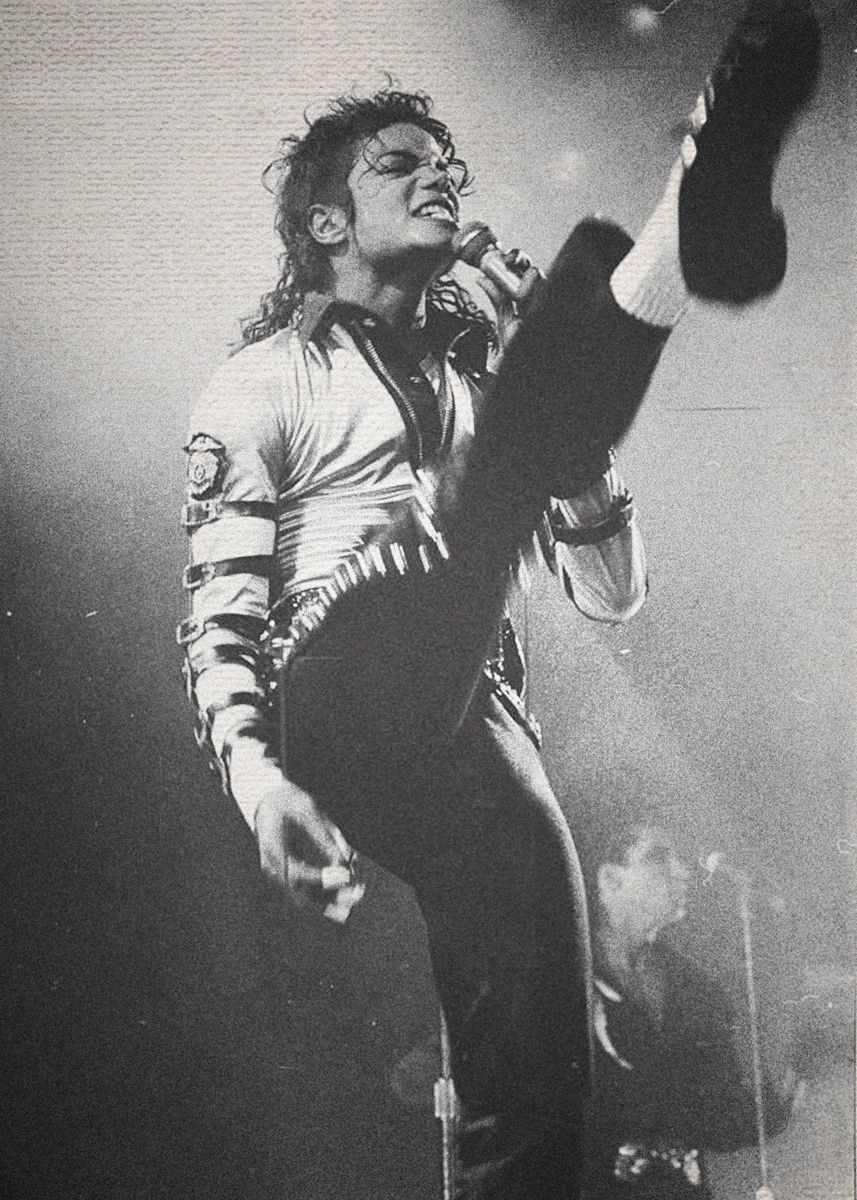 'Pop Star Michael Jackson G' Poster, picture, metal print, paint by ...