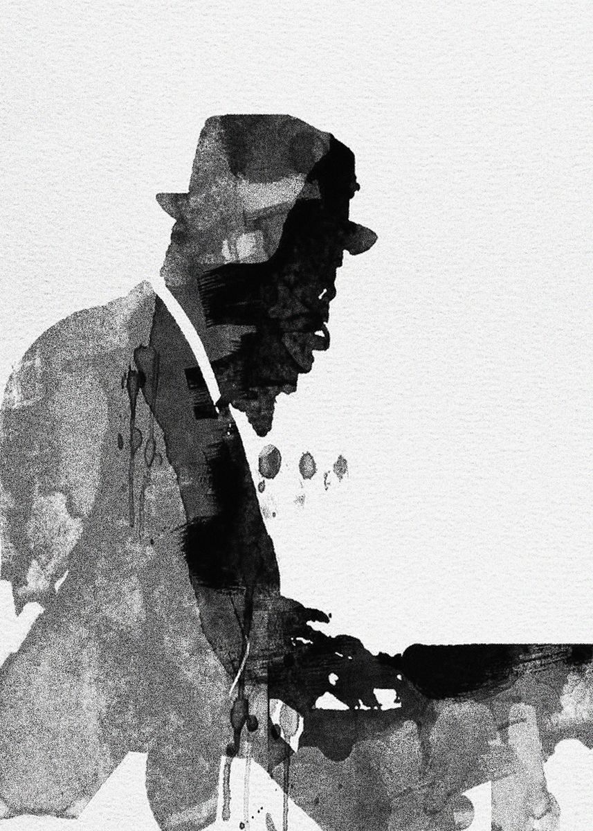 'Thelonious' Poster, picture, metal print, paint by rambo art | Displate