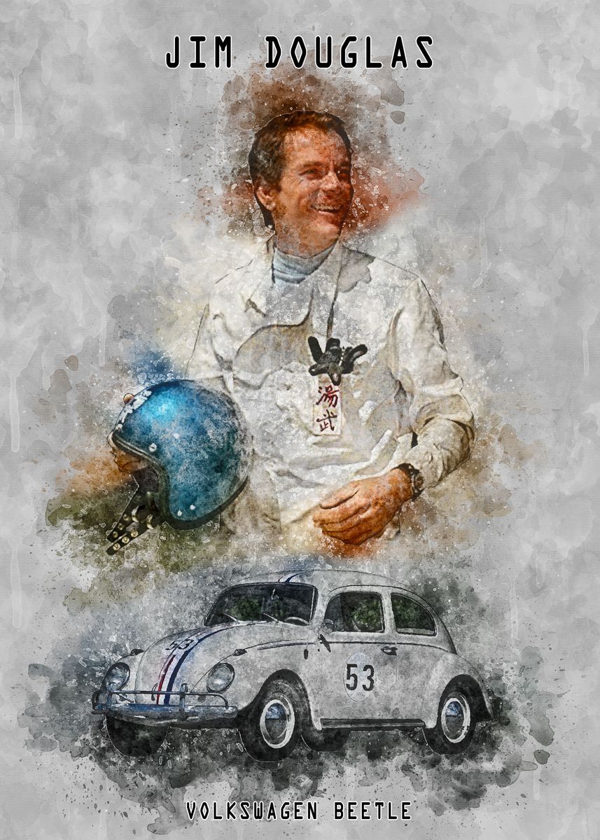 'Jim Douglas' Poster by Alex Miles | Displate