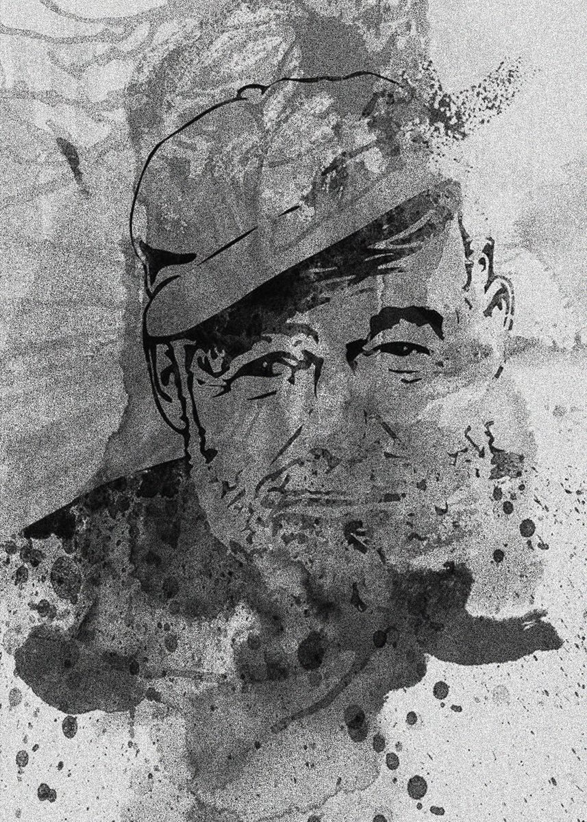 'Hemingway' Poster, picture, metal print, paint by rambo art | Displate