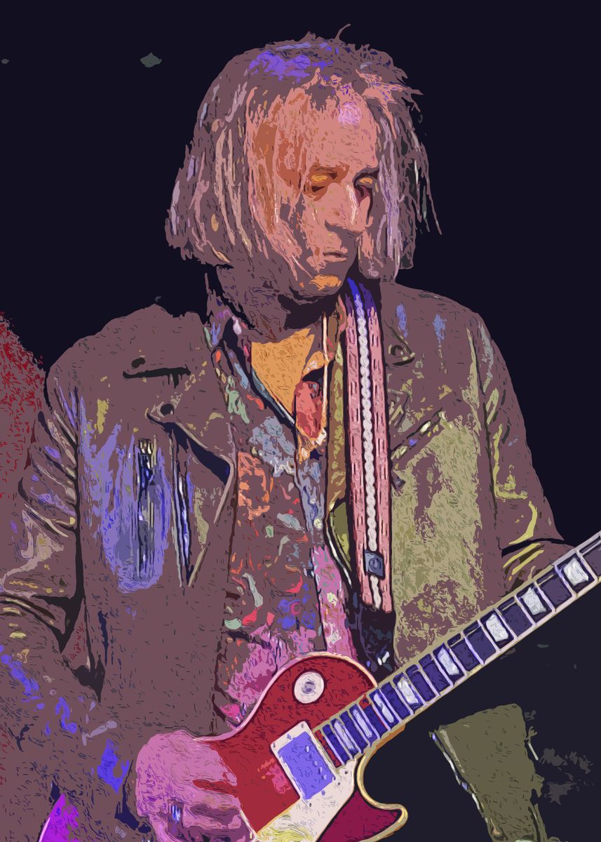 'Peter Buck' Poster, picture, metal print, paint by Dillon Holden ...