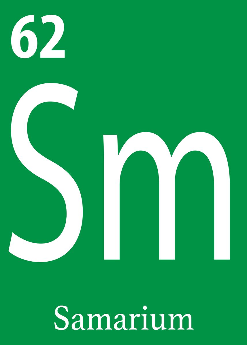 'Samarium' Poster by Karen Foley | Displate