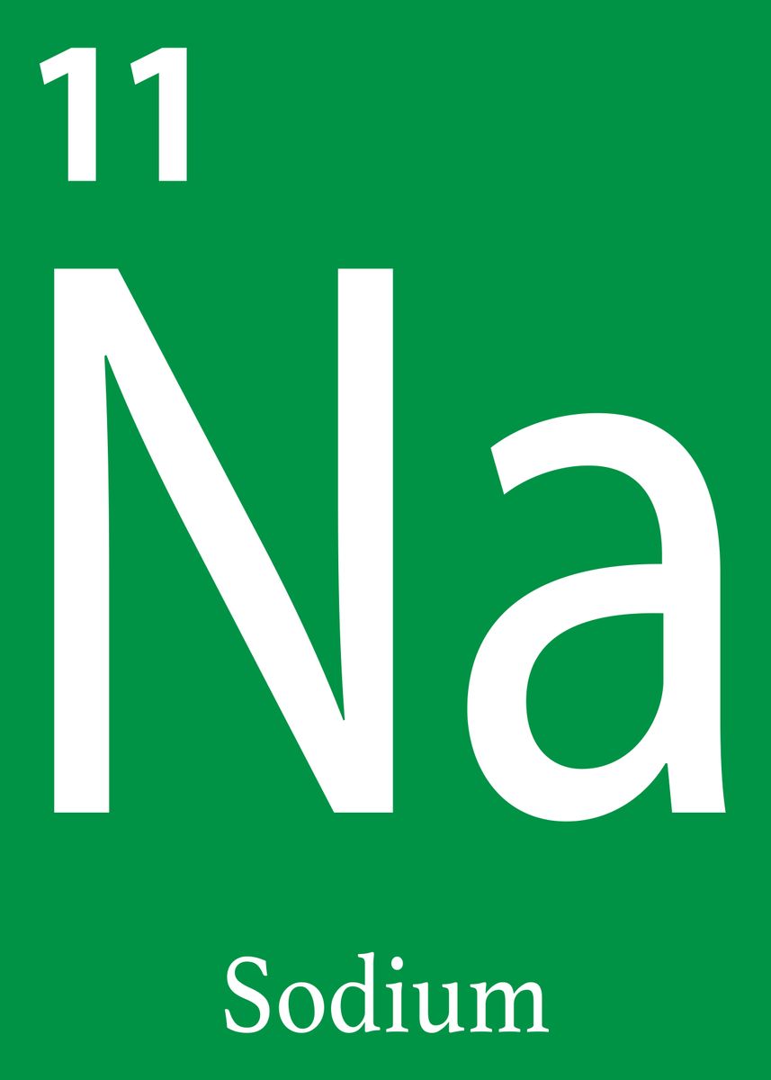 'Sodium ' Poster, picture, metal print, paint by Karen Foley | Displate