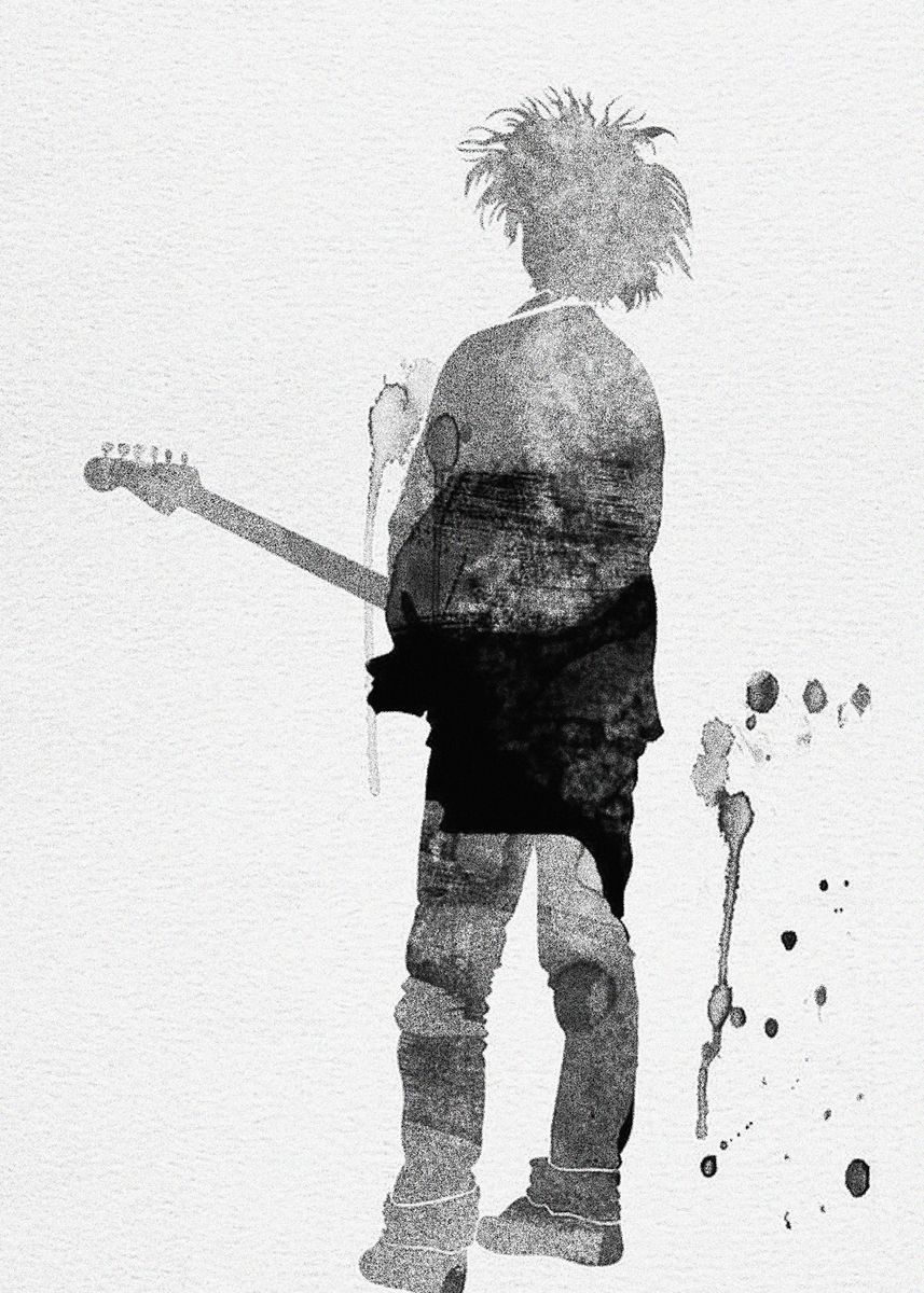 'Robert Smith' Poster, picture, metal print, paint by rambo art | Displate