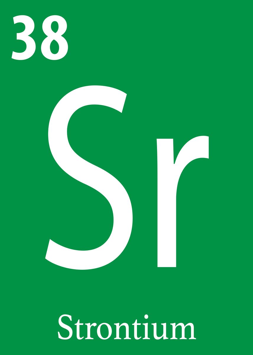 'Stronium' Poster, picture, metal print, paint by Karen Foley | Displate