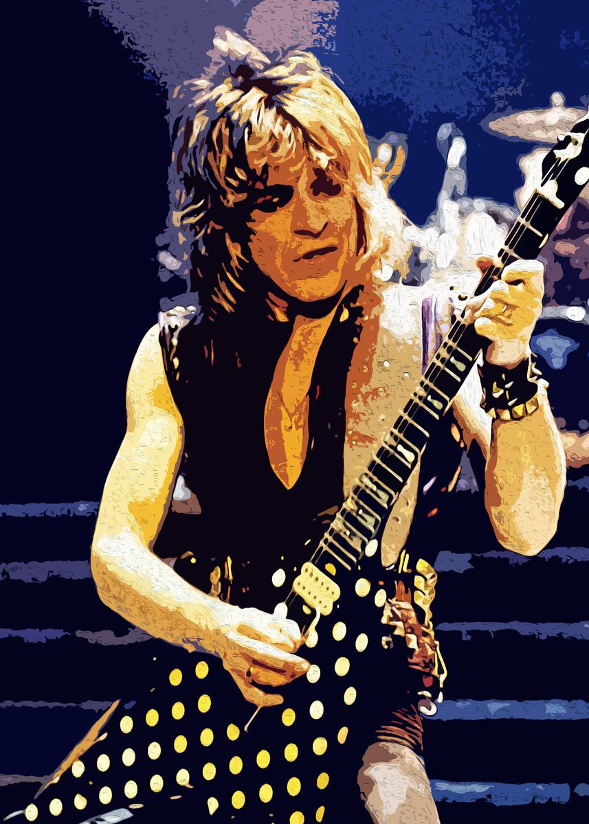 ' Randy Rhoads' Poster, picture, metal print, paint by Dillon Holden ...