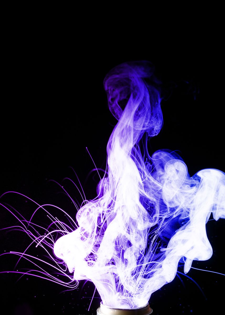 'Colorful clouds of vape' Poster by alexsdriver | Displate