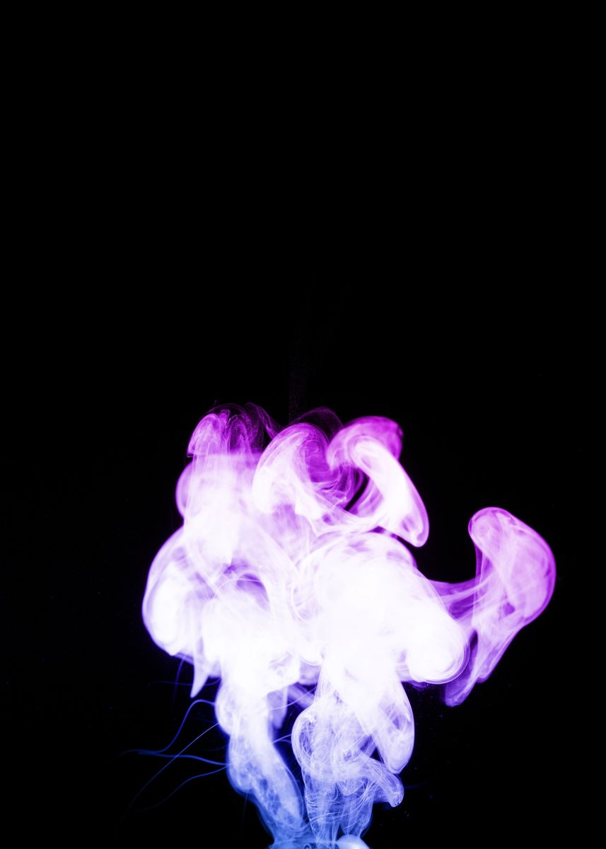 'Colorful clouds of vape' Poster by alexsdriver | Displate