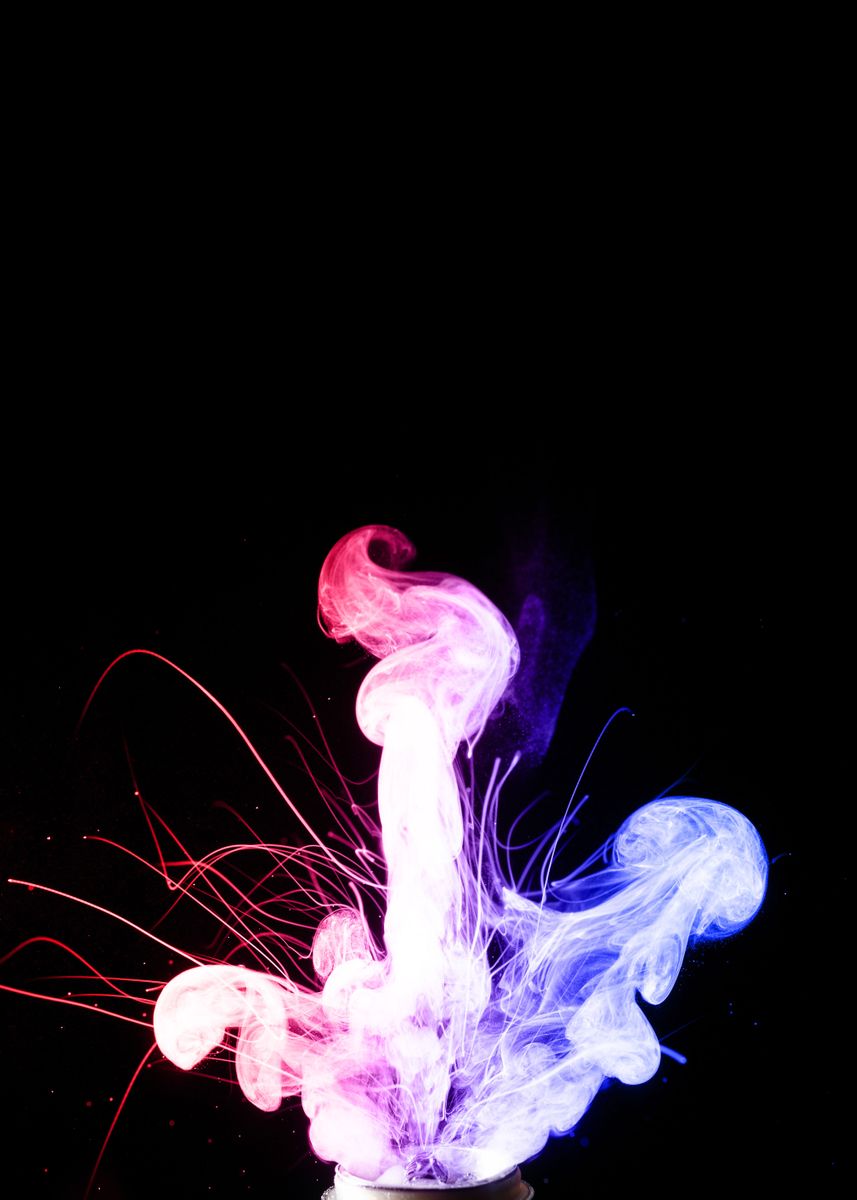 'Colorful clouds of vape' Poster by alexsdriver | Displate