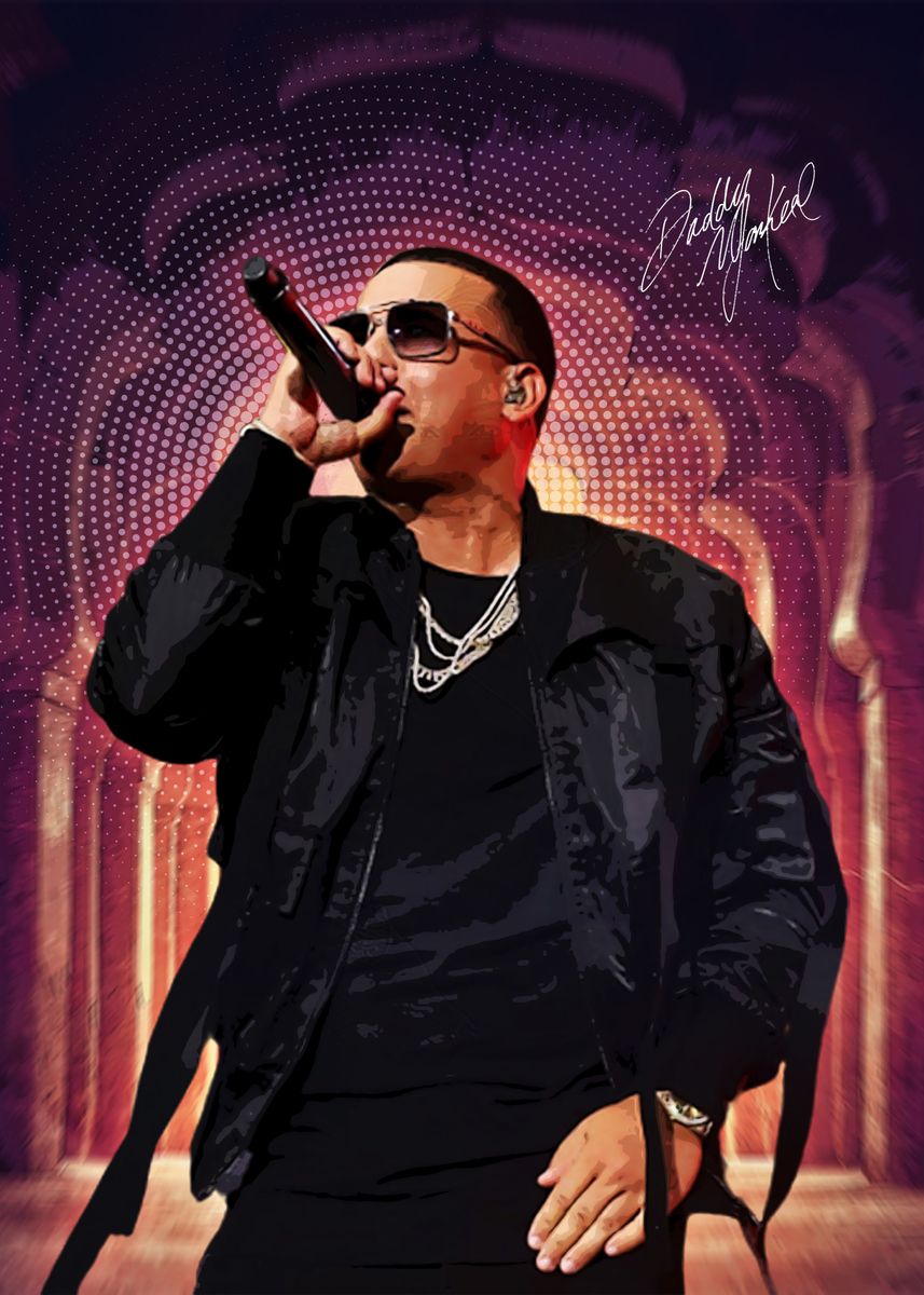'Daddy Yankee' Poster, picture, metal print, paint by Morton Gray ...
