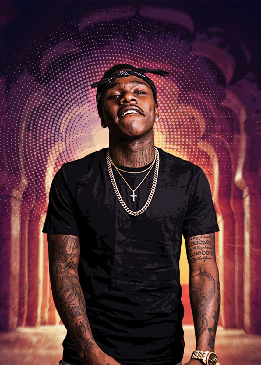 'DaBaby' Poster, picture, metal print, paint by Morton Gray | Displate