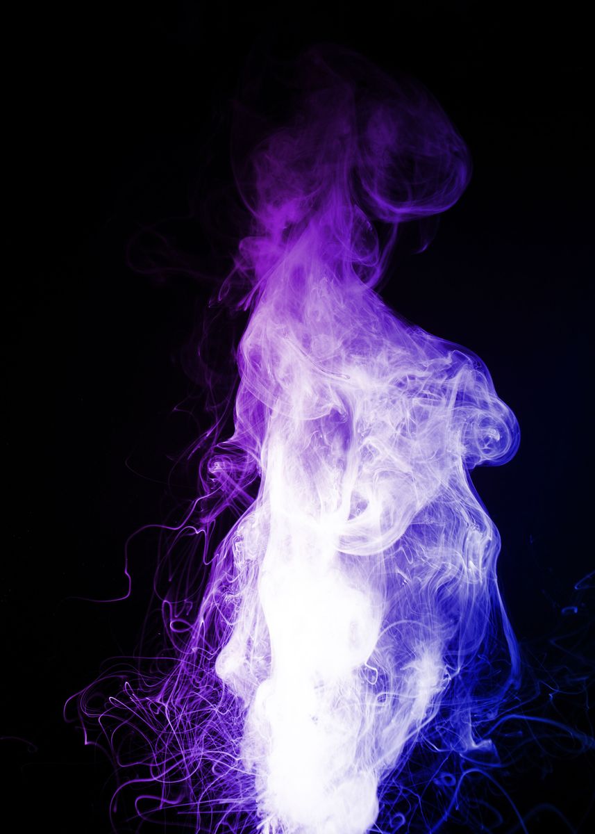 'Colorful clouds of vape' Poster by alexsdriver | Displate