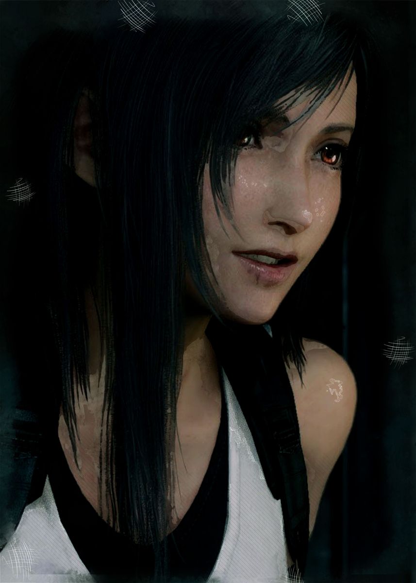 'Tifa' Poster, picture, metal print, paint by magi portune | Displate