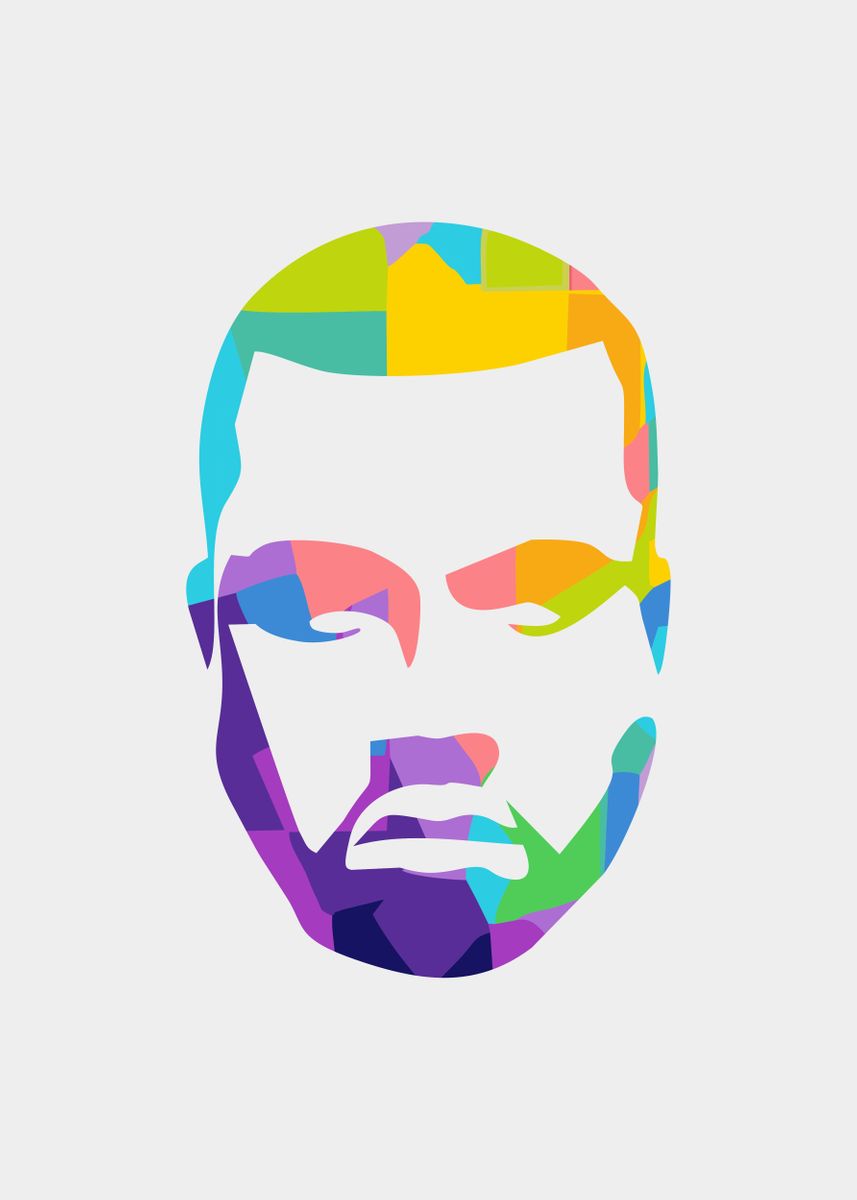 'Drake 2 Pop Art' Poster by Ahmad Nusyirwan | Displate