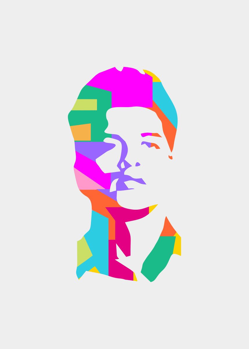 'Bruno Mars 1 Pop Art' Poster by Ahmad Nusyirwan | Displate