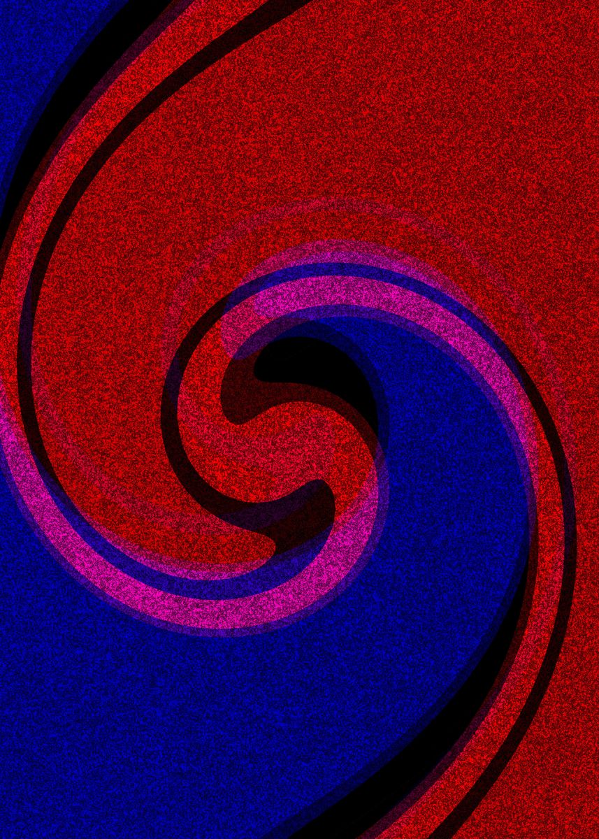 'Abstract Glitter Swirls' Poster by Christopher | Displate