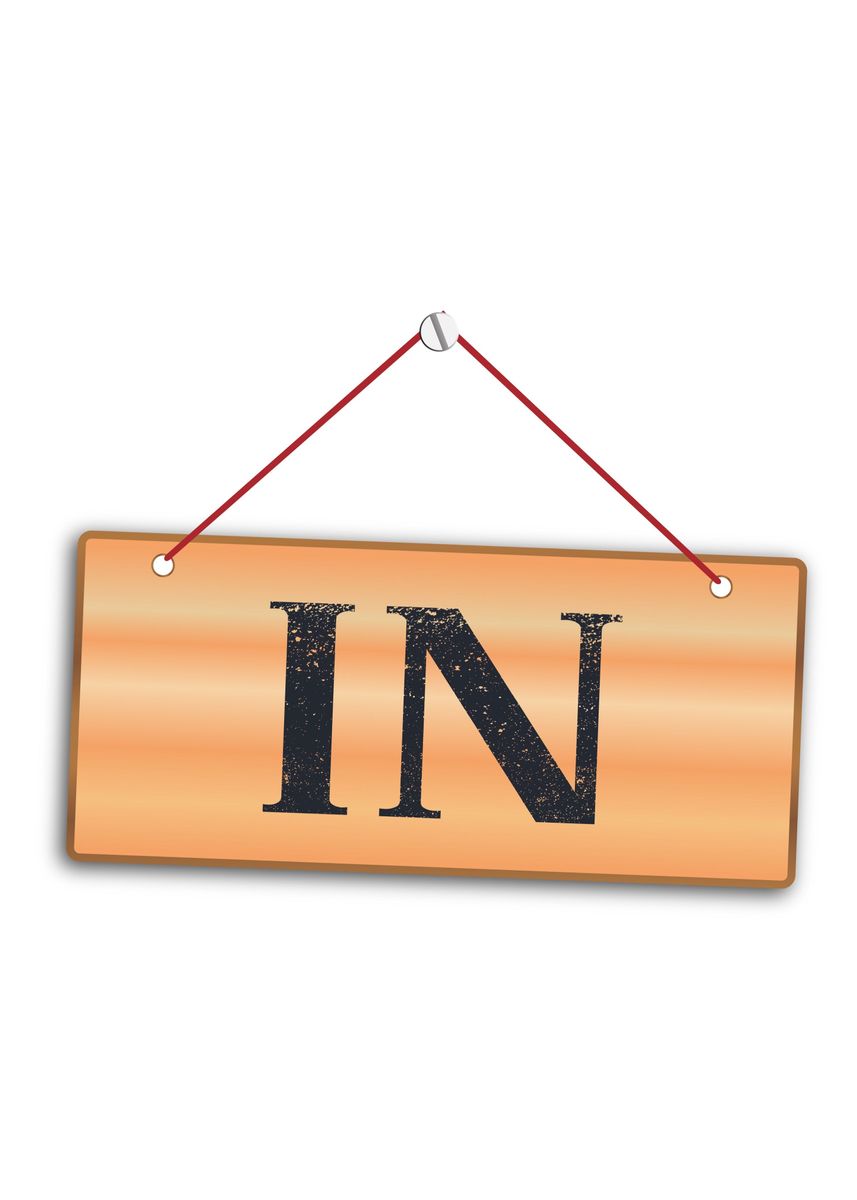 'In Sign' Poster, picture, metal print, paint by HomeStead Digital ...