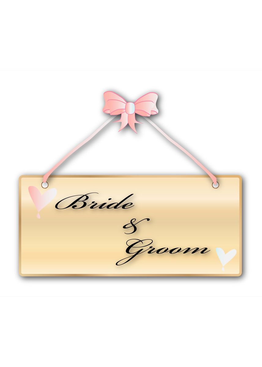 'Bride and Groom' Poster, picture, metal print, paint by HomeStead ...