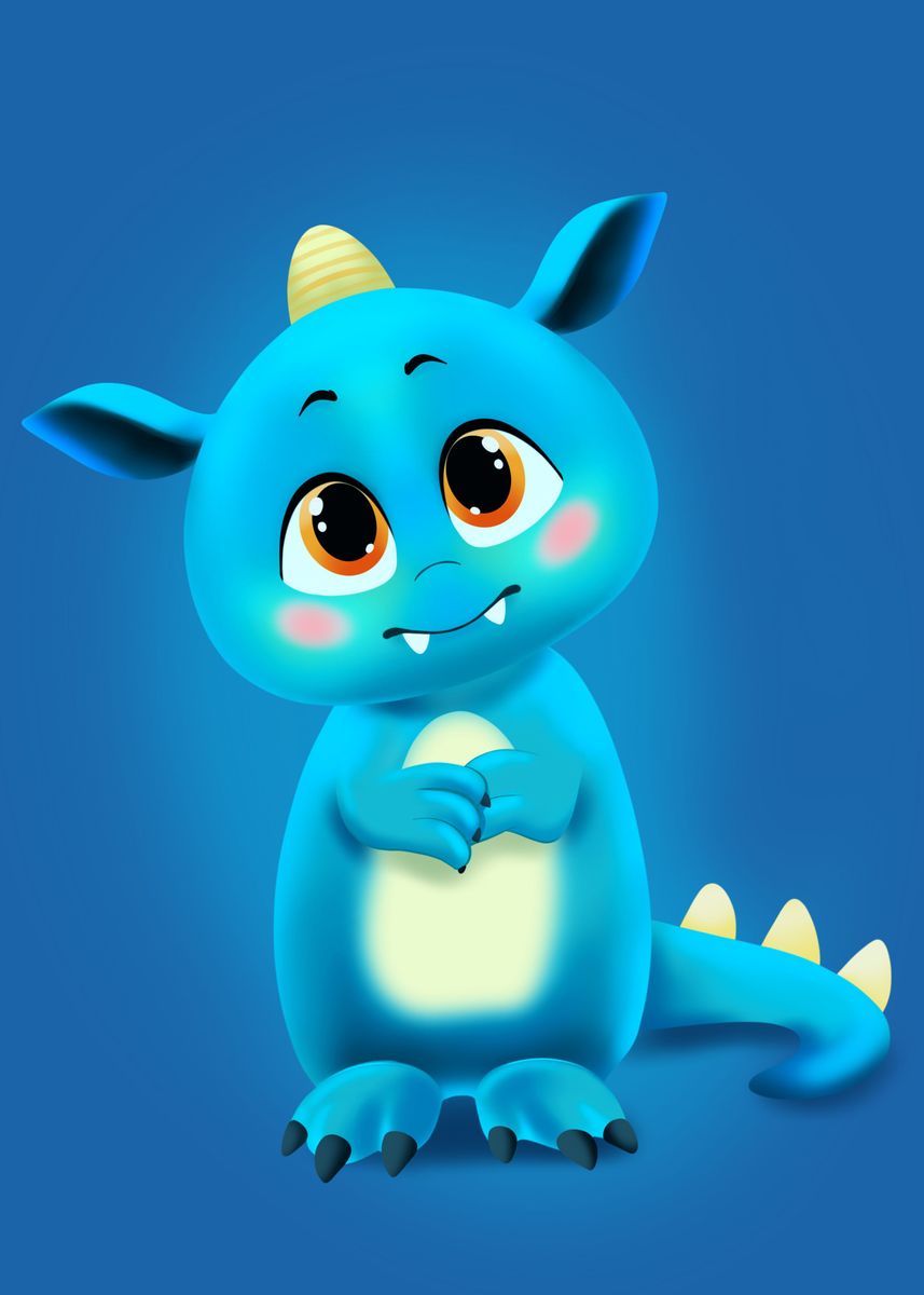 'Cute Dragon' Poster by Ha meo | Displate