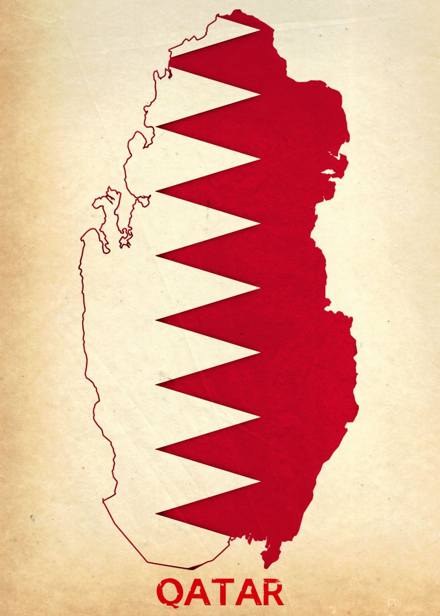'Qatar' Poster by Anxhela Sufa | Displate