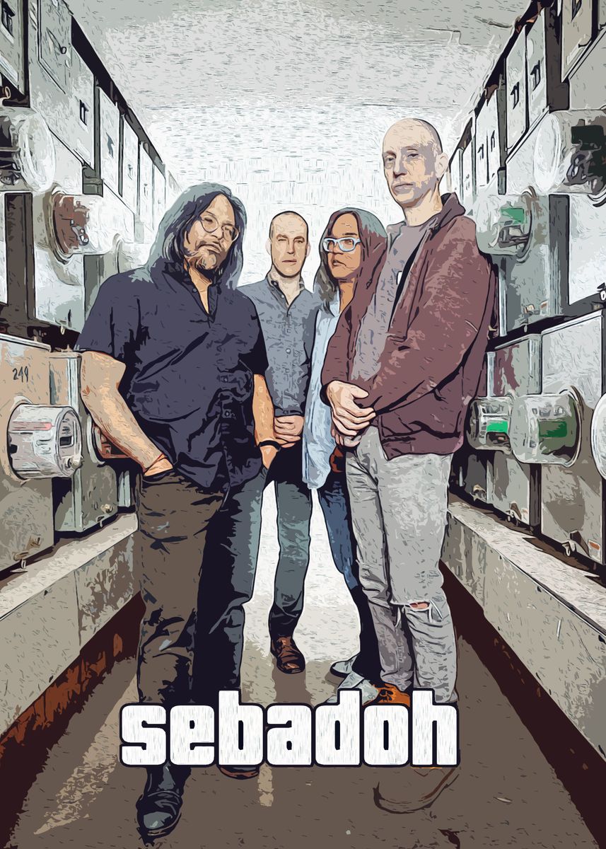 'Sebadoh' Poster, picture, metal print, paint by Dillon Holden | Displate