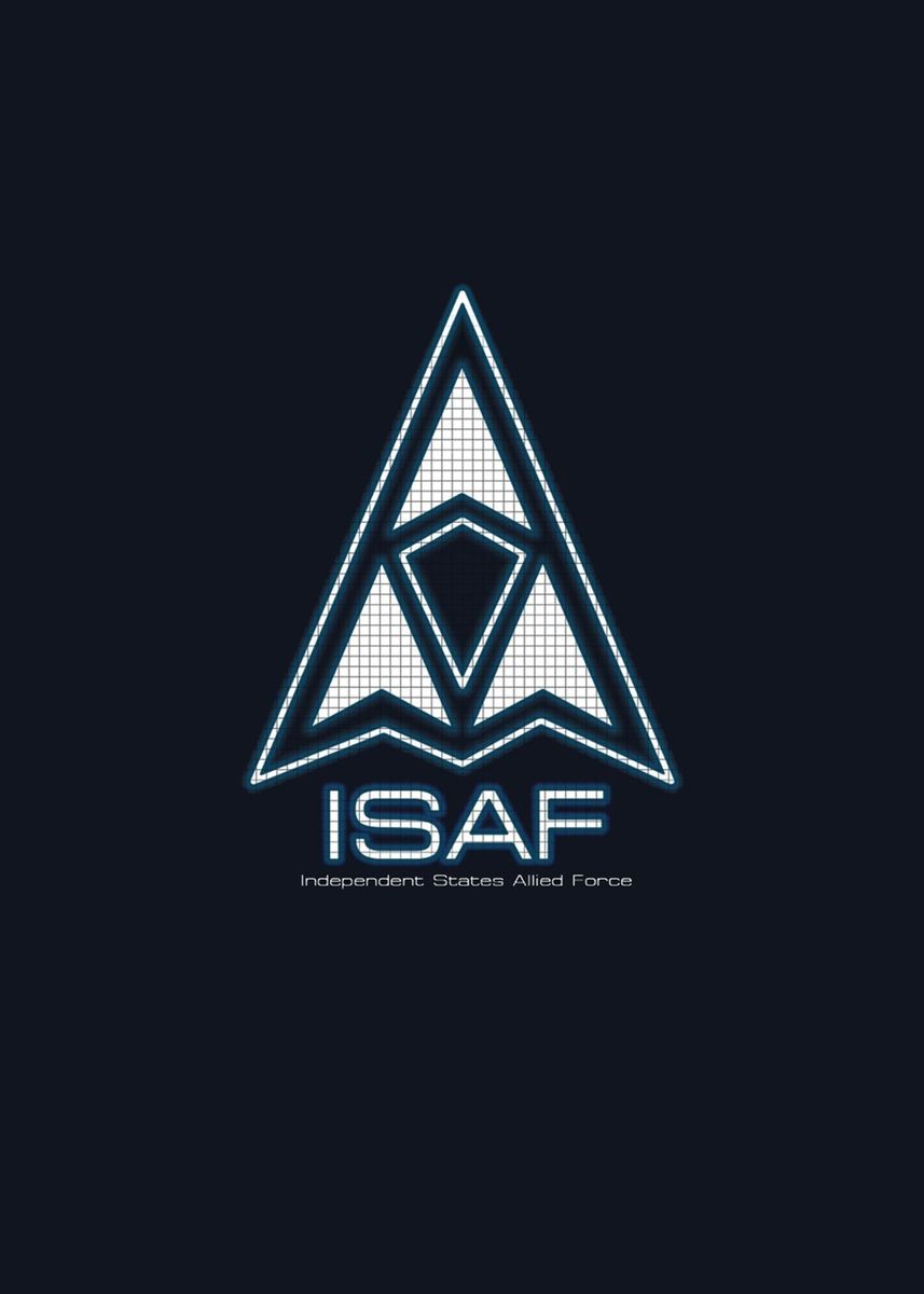 'ISAF Logo' Poster, picture, metal print, paint by MobiusOne | Displate
