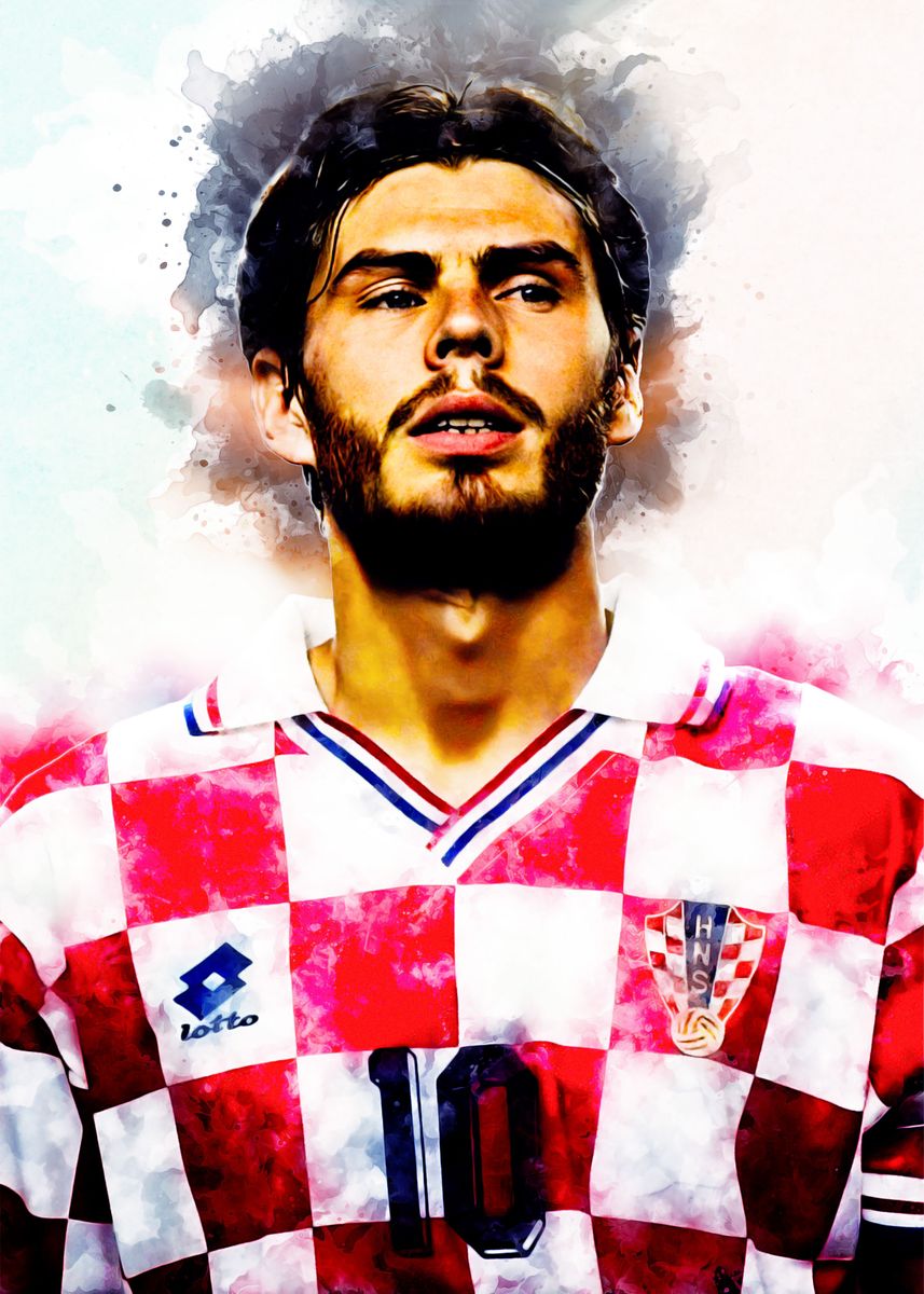 'Zvonimir Boban' Poster, picture, metal print, paint by MIKHA ART ...
