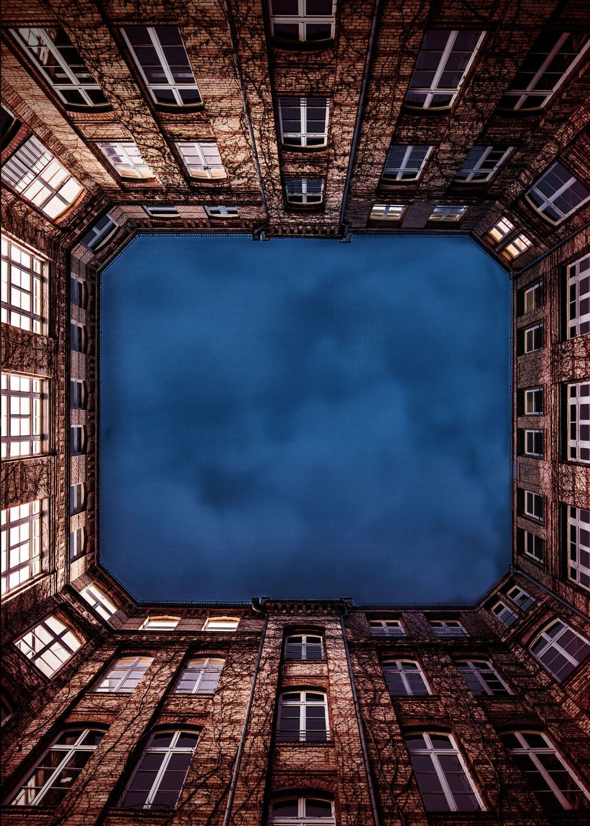 'Building square' Poster by KrisStears Nikolov | Displate