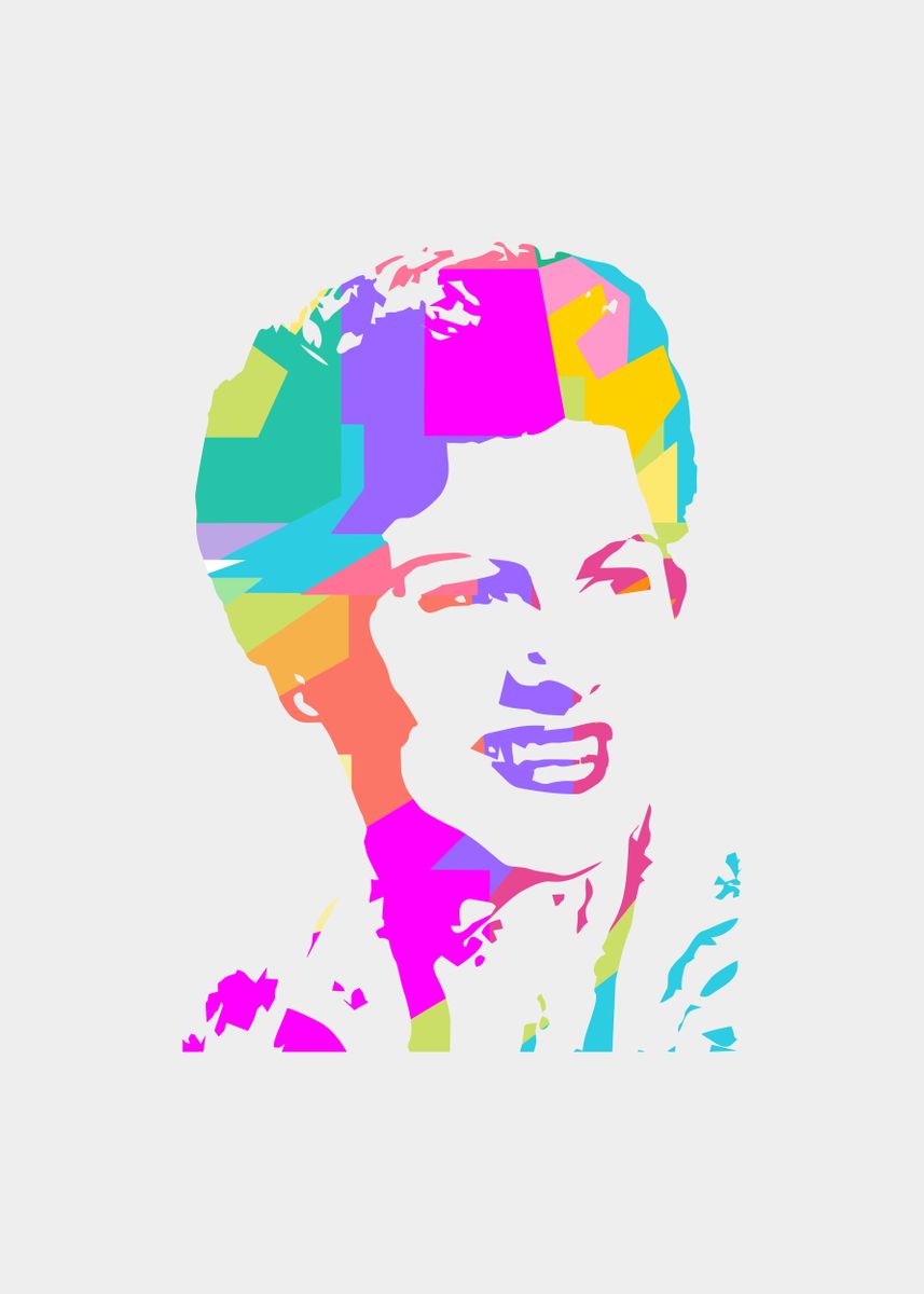'Patsy Cline 1 Pop Art' Poster, picture, metal print, paint by Ahmad ...