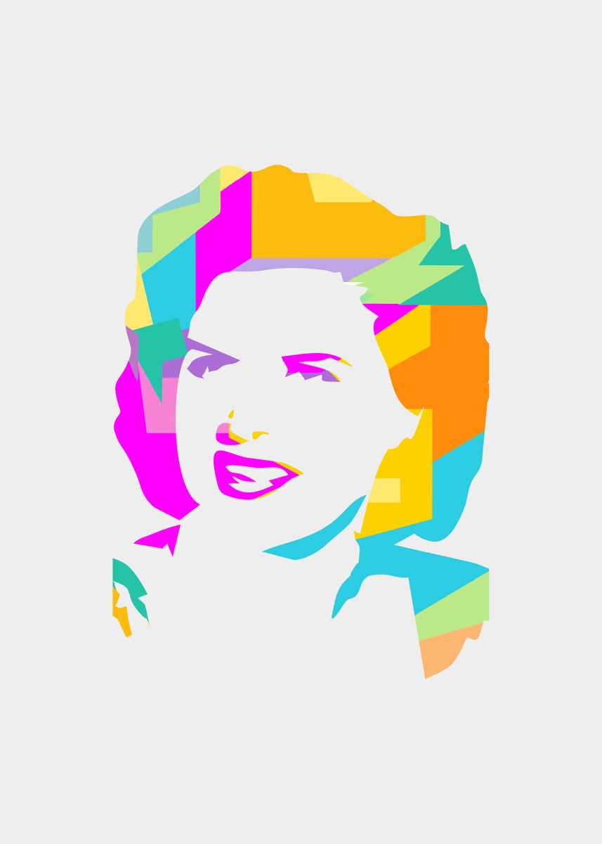 'Patsy Cline 1 Pop Art' Poster by Ahmad Nusyirwan | Displate