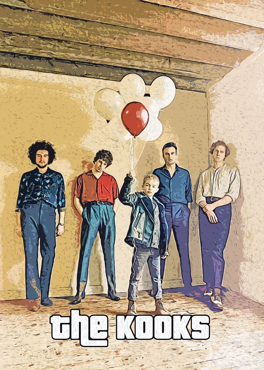 'The Kooks' Poster, picture, metal print, paint by Dillon Holden | Displate