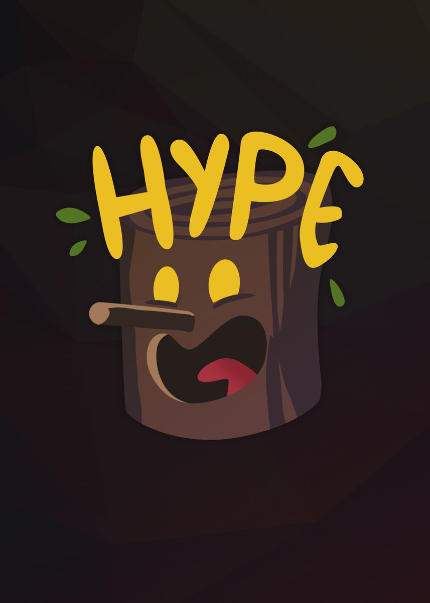 'Hype' Poster, picture, metal print, paint by Nobody hjr | Displate