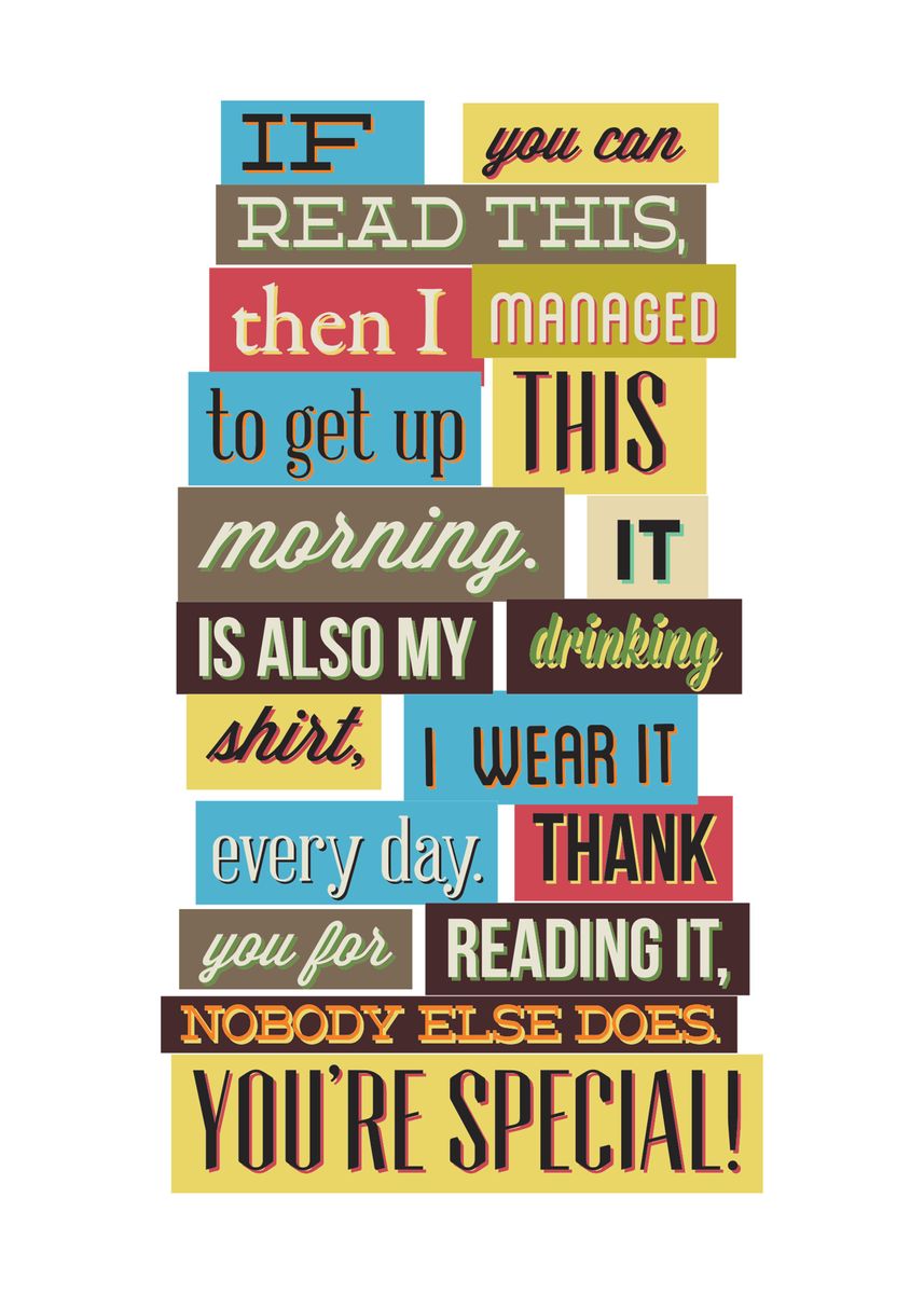 'read me ' Poster, picture, metal print, paint by Gab Fernando | Displate