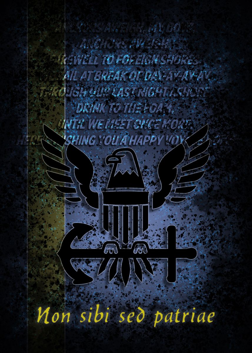 'US Navy' Poster, picture, metal print, paint by Drawzooka | Displate