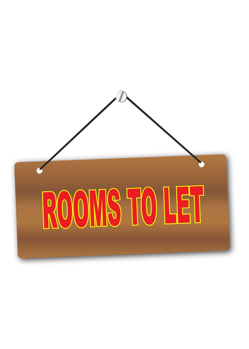 'Rooms To Let' Poster, picture, metal print, paint by HomeStead Digital ...