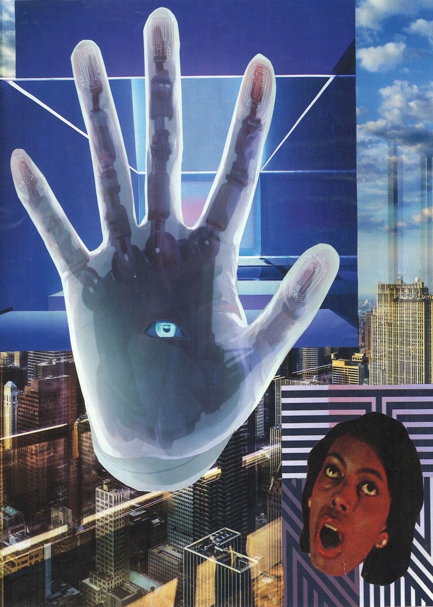 'Hand of God' Poster, picture, metal print, paint by MN Thomas | Displate