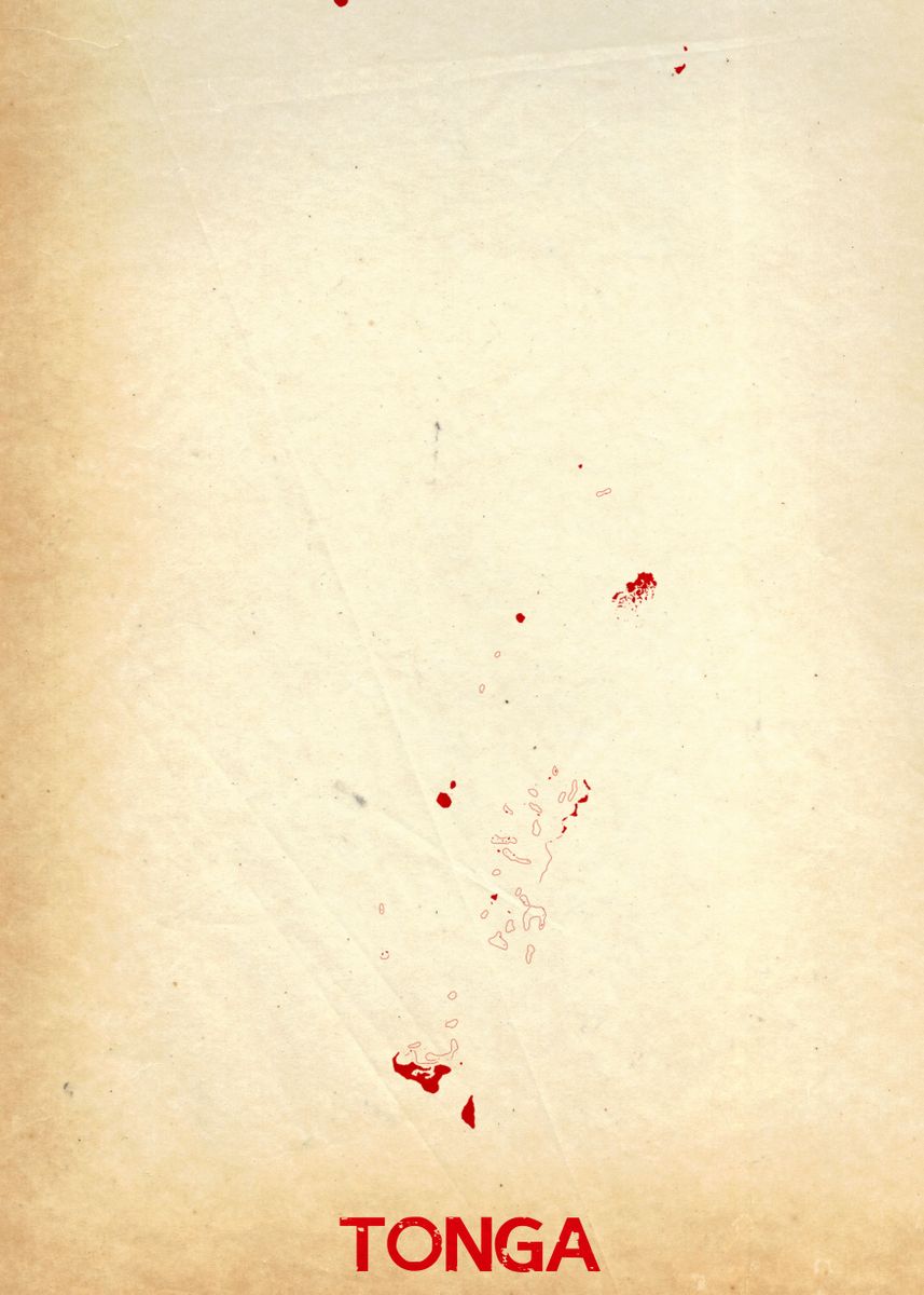 'Tonga' Poster, picture, metal print, paint by Anxhela Sufa | Displate