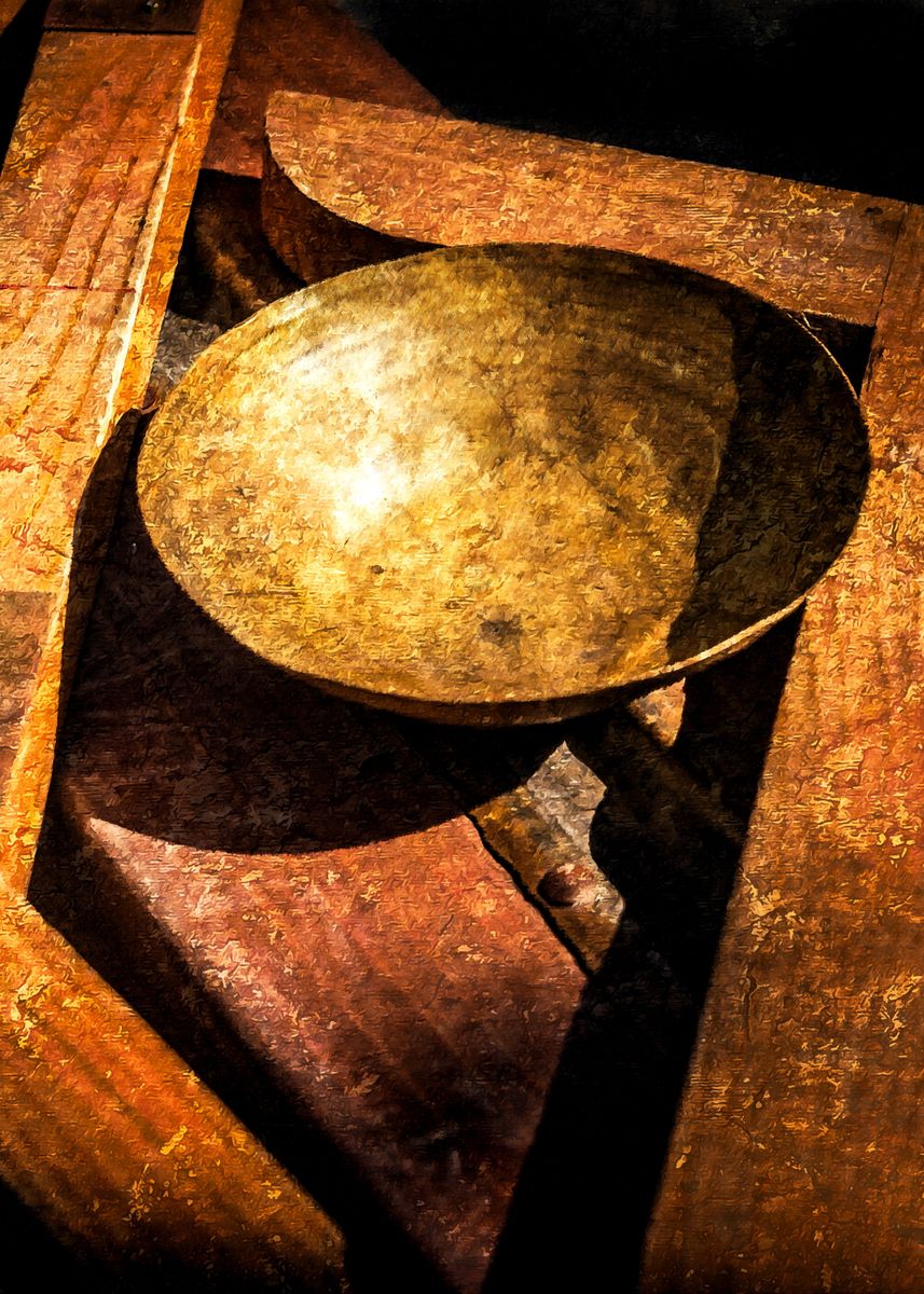 'Ancient Tools And Plate' Poster, picture, metal print, paint by Art ...