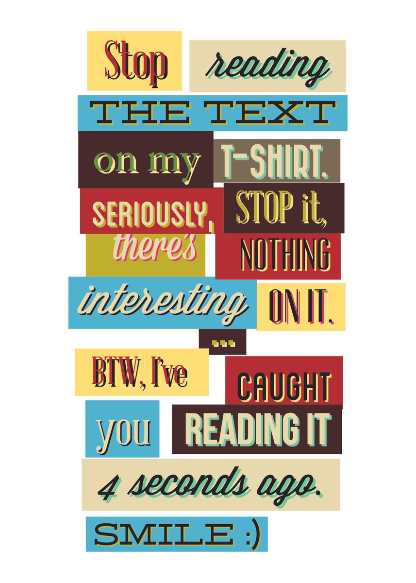 'read me' Poster, picture, metal print, paint by Gab Fernando | Displate