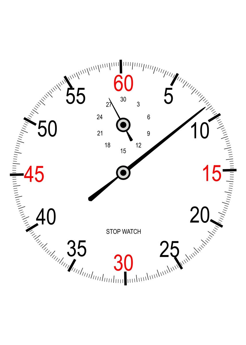 'Stop Watch Face' Poster, picture, metal print, paint by HomeStead ...
