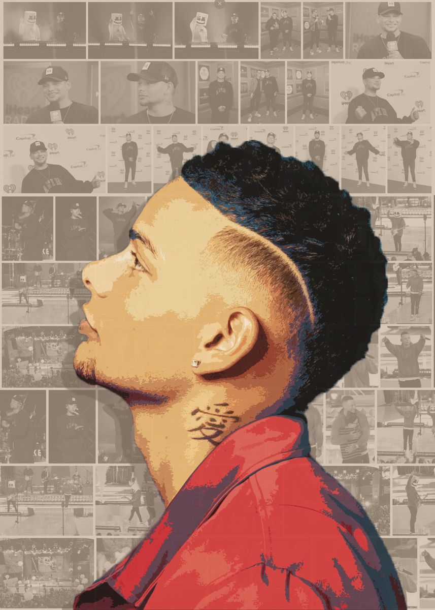 'Kane Brown ' Poster, picture, metal print, paint by Booth Callahan ...